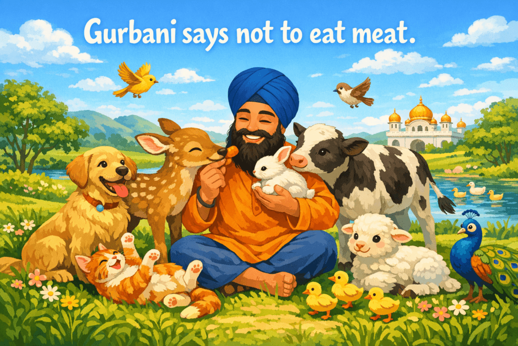 Gurbani Verses Against Eating Meat - Sikhi Seeker