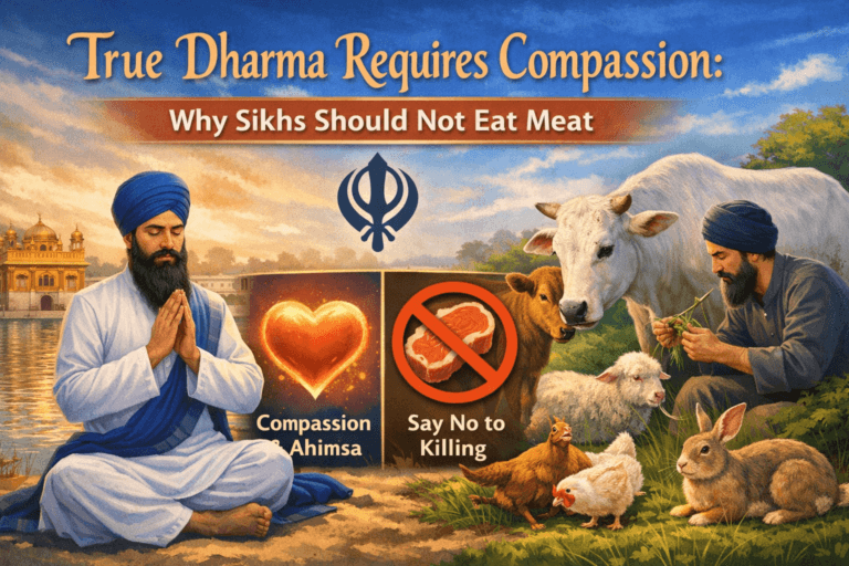 True Dharma Requires Compassion: Why Sikhs Should Not Eat Meat - Sikhi ...